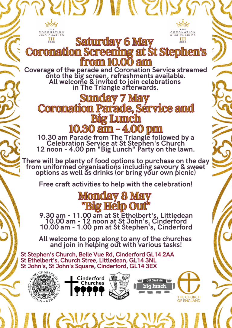 Coronation Weekend – Cinderford Churches