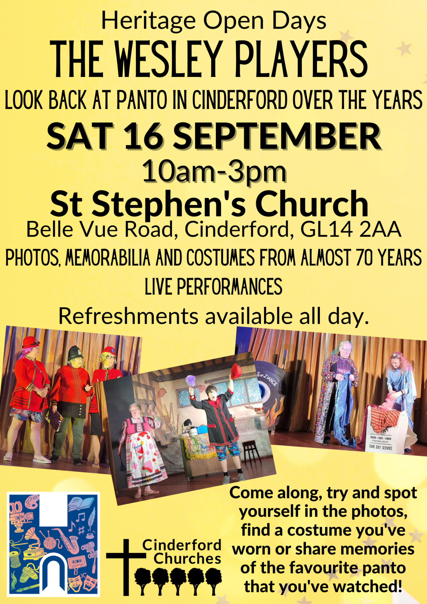 Heritage Open Days with The Wesley Players – Cinderford Churches
